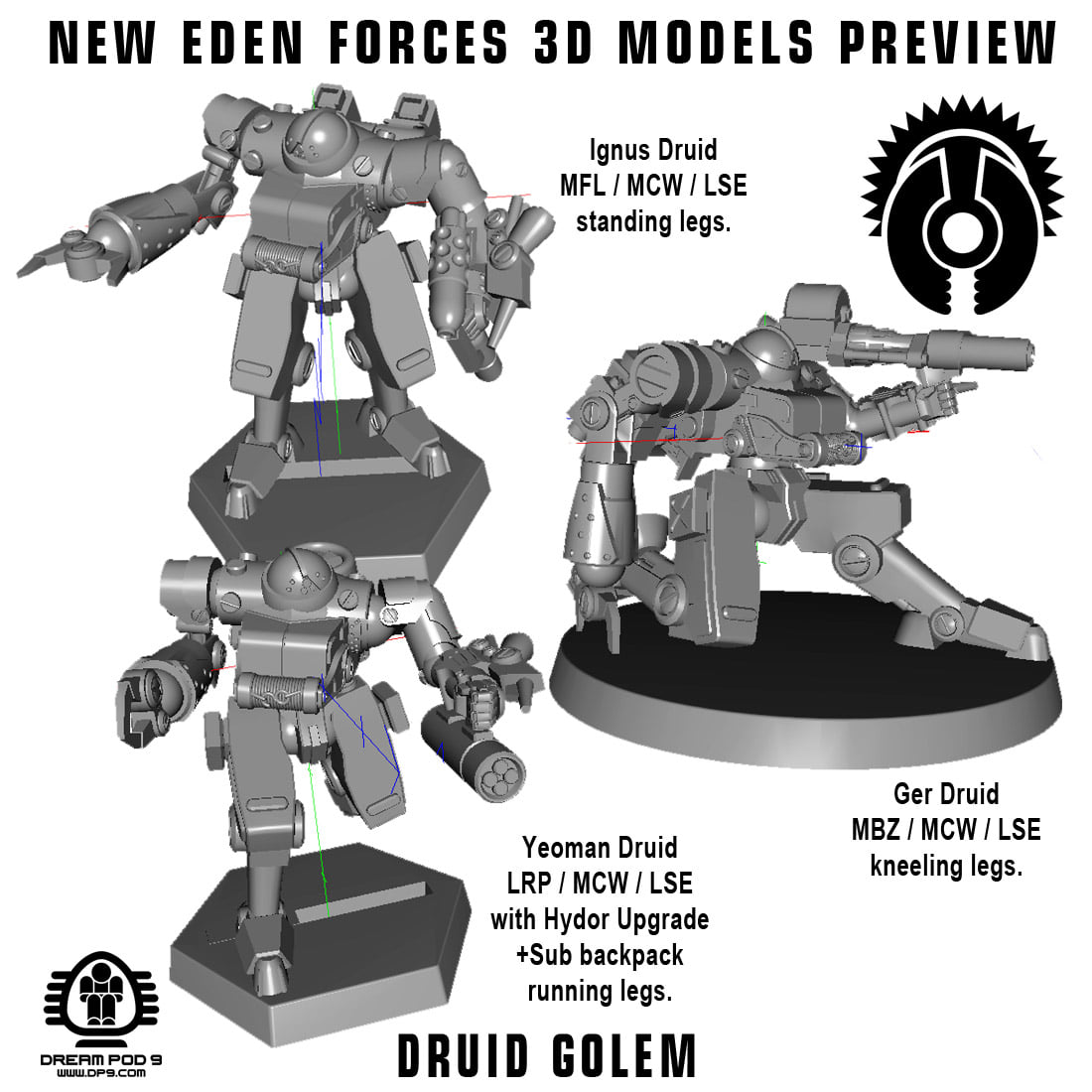 Dream Pod 9 gets technical with the Druid golem. – Astray3