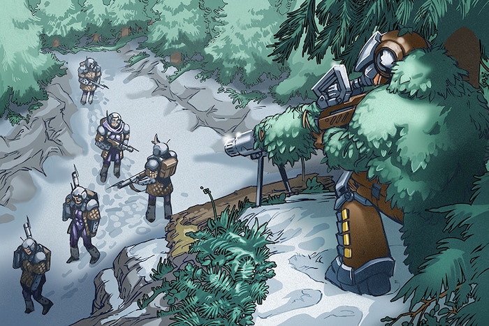 A trio of Heavy Gear RPG pieces. – Astray3