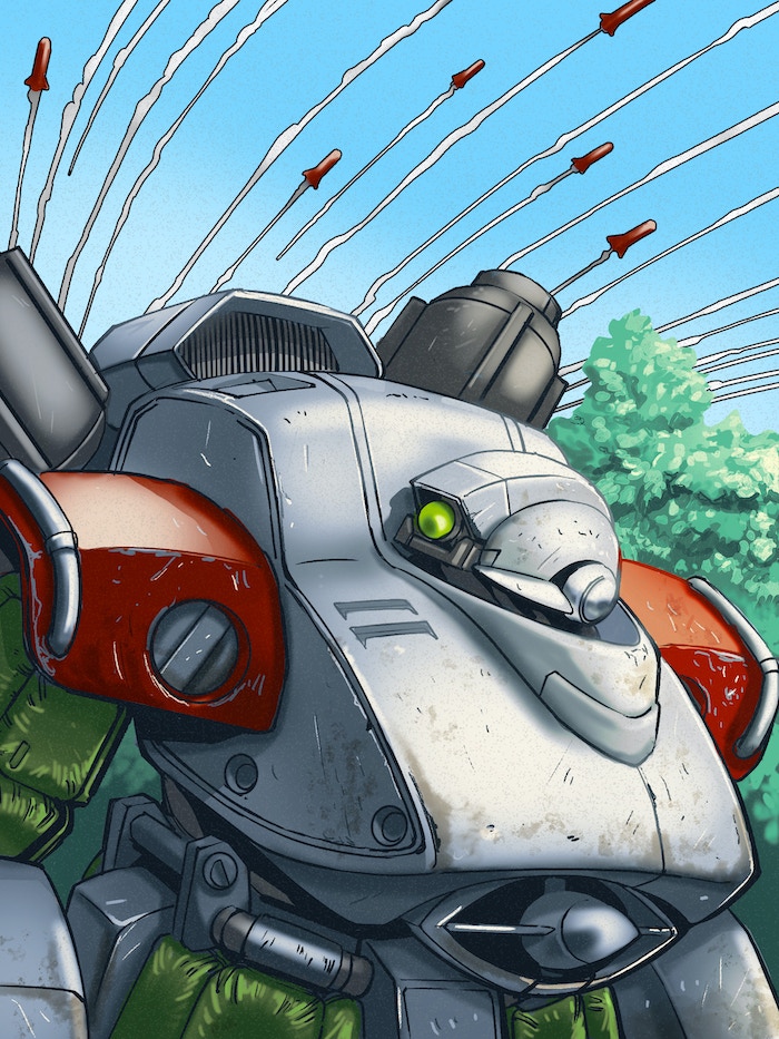 A trio of Heavy Gear RPG pieces. – Astray3