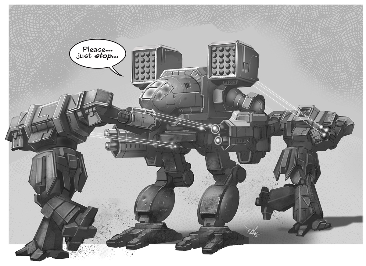 Dashing the hopes of a bad mech. – Astray3